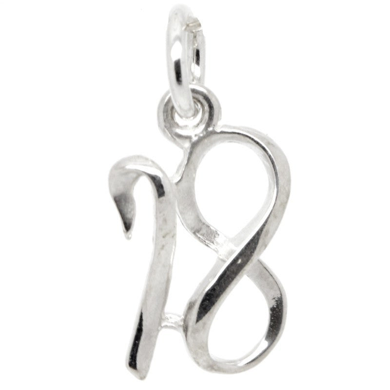 Gold Number 18 Charm 9ct Yellow, Rose and White Gold 18ct Gold ...