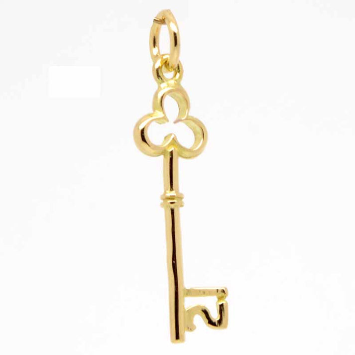 Gold Small 21 Key Charm 9ct Yellow, Rose and White Gold 18ct Gold ...